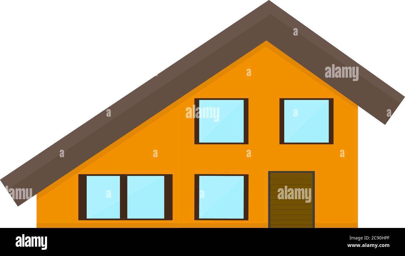 Residential house icon. Home building icon - Vector Stock Vector Image ...