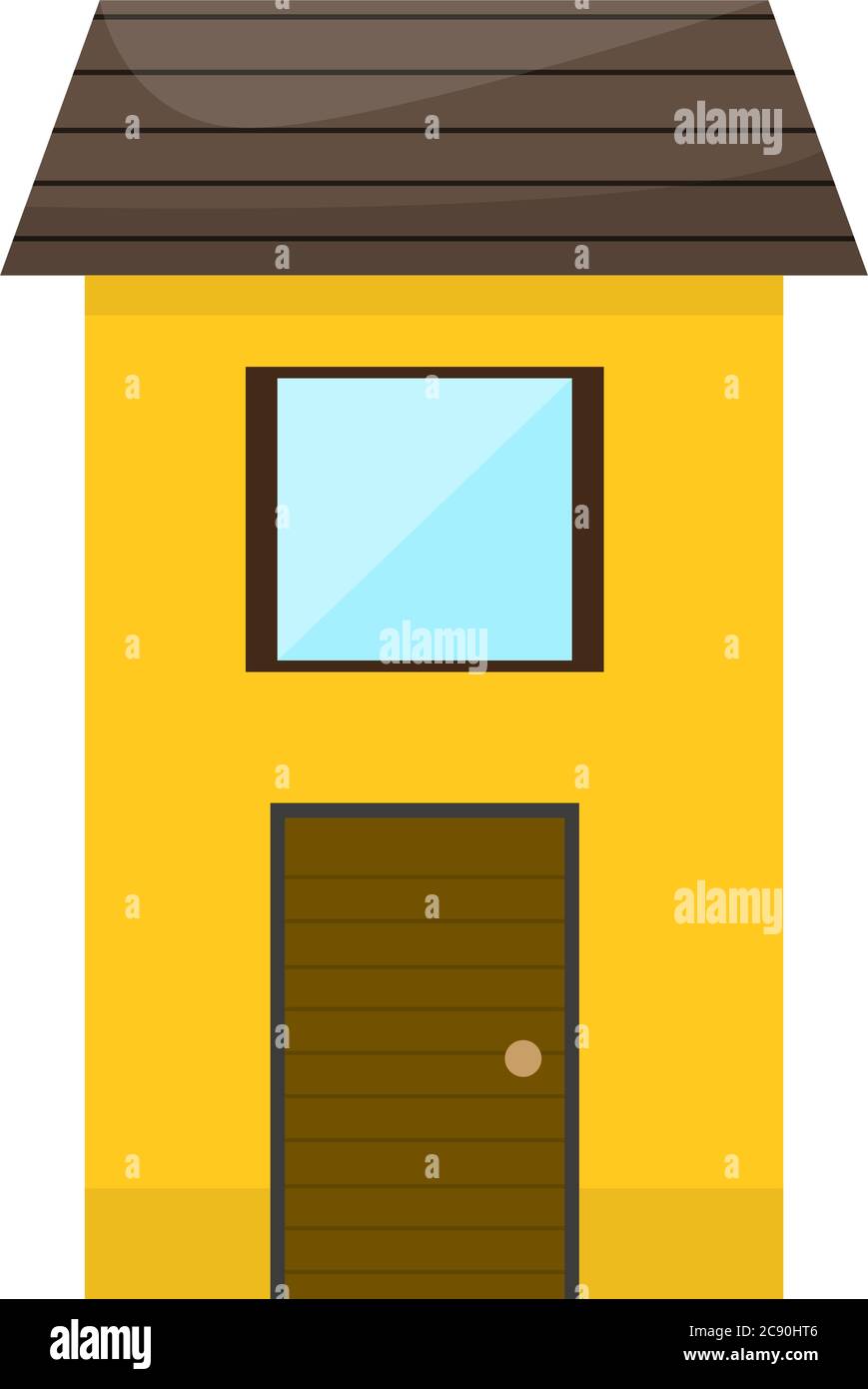 Residential house icon. Home building icon - Vector Stock Vector Image ...