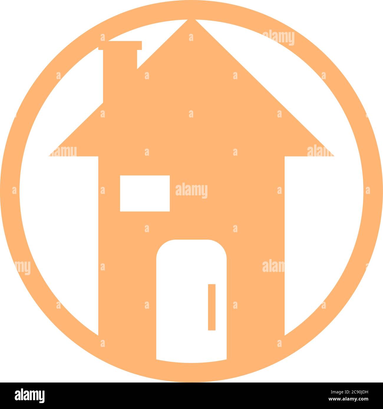 Residential house icon. Home building icon - Vector Stock Vector Image ...