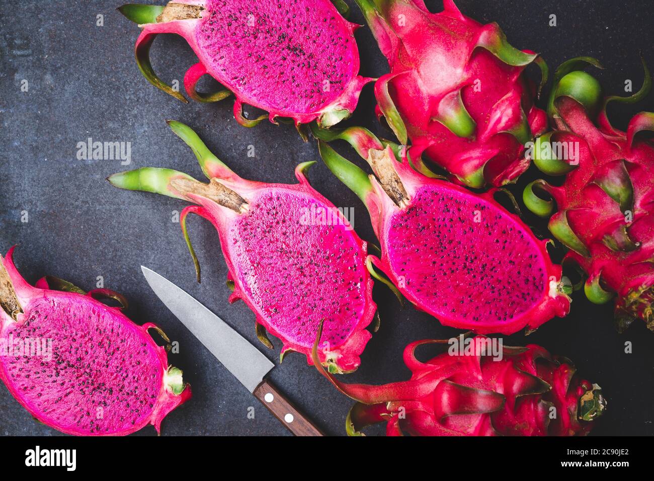 Fresh dragon fruit- Pitaya fruit Stock Photo - Alamy