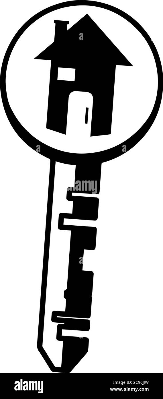 House key icon. House icon - Vector illustration Stock Vector Image ...