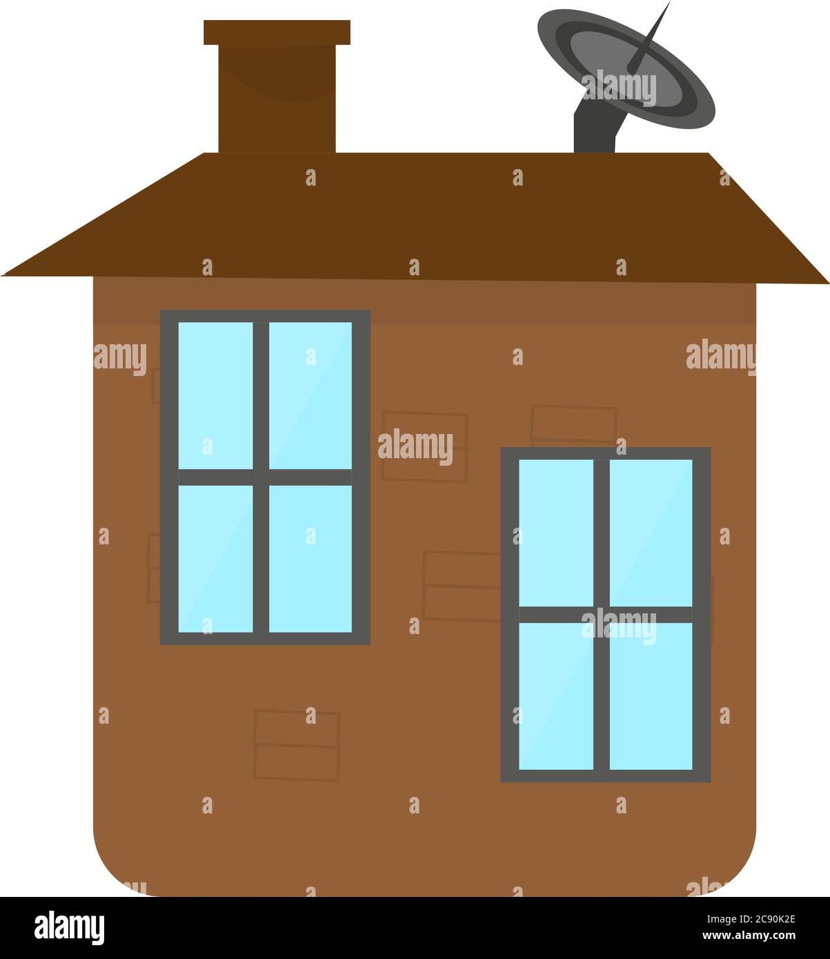 Residential house icon. Home building icon - Vector Stock Vector Image ...