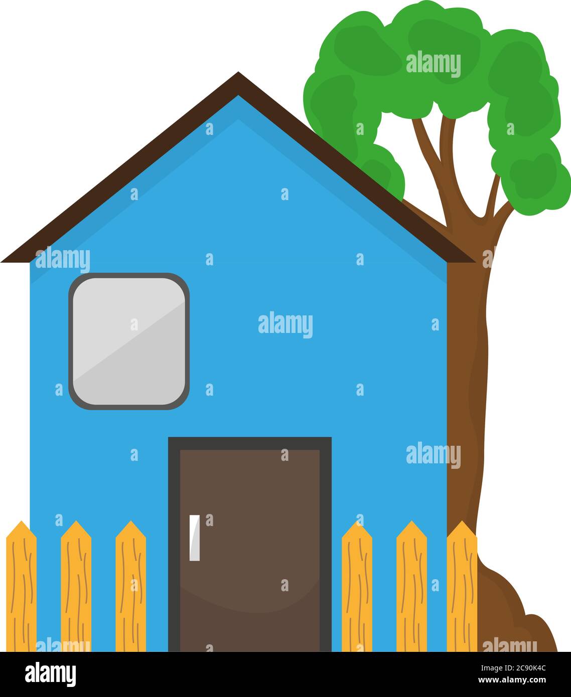 Residential house icon. Home building icon - Vector Stock Vector Image ...
