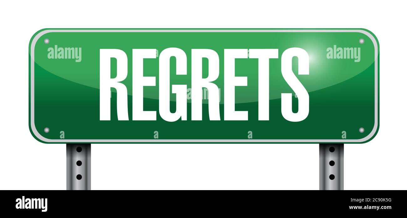 Past decisions and regrets Stock Vector Images - Alamy