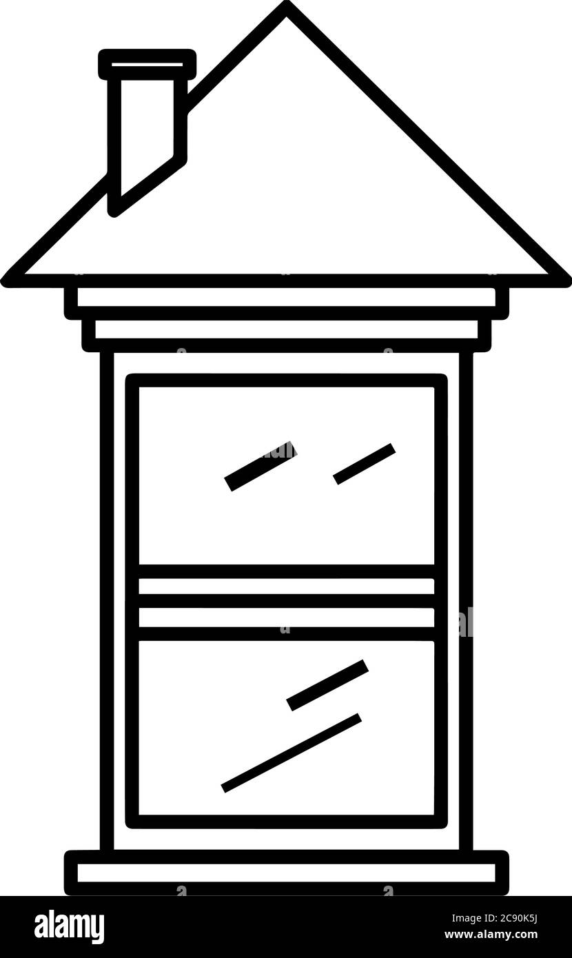 Residential house icon. Home building icon - Vector Stock Vector Image ...