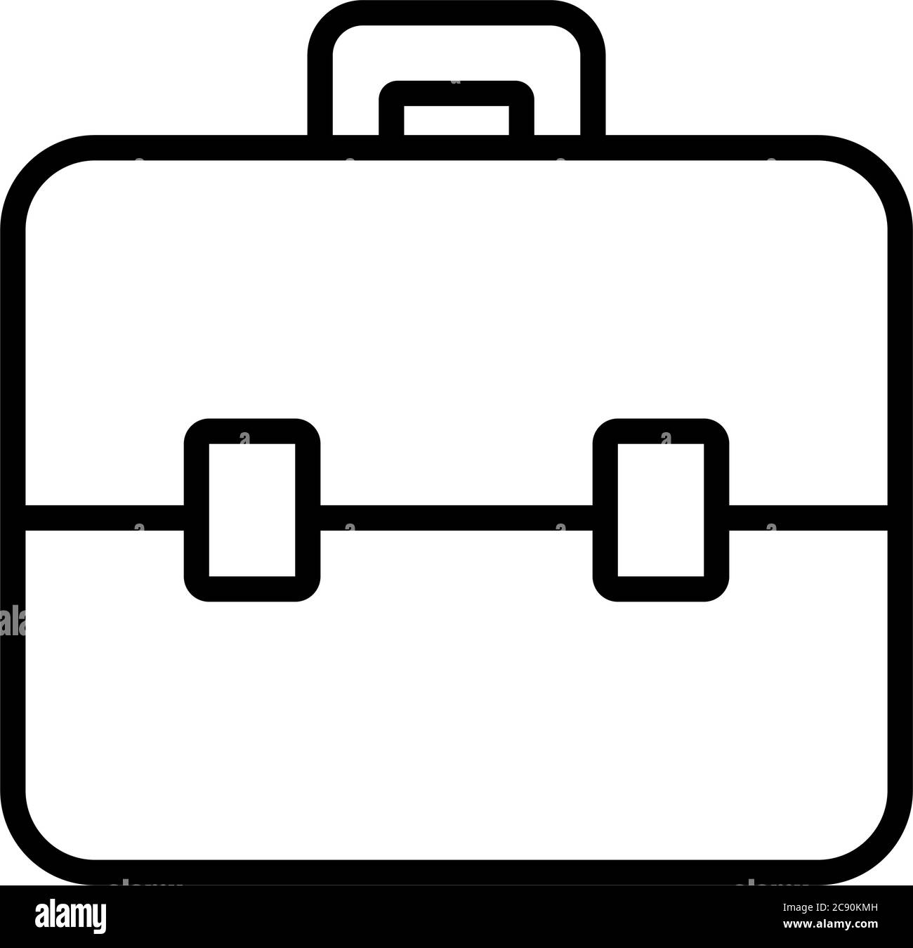 business portfolio icon over white background, line style, vector ...