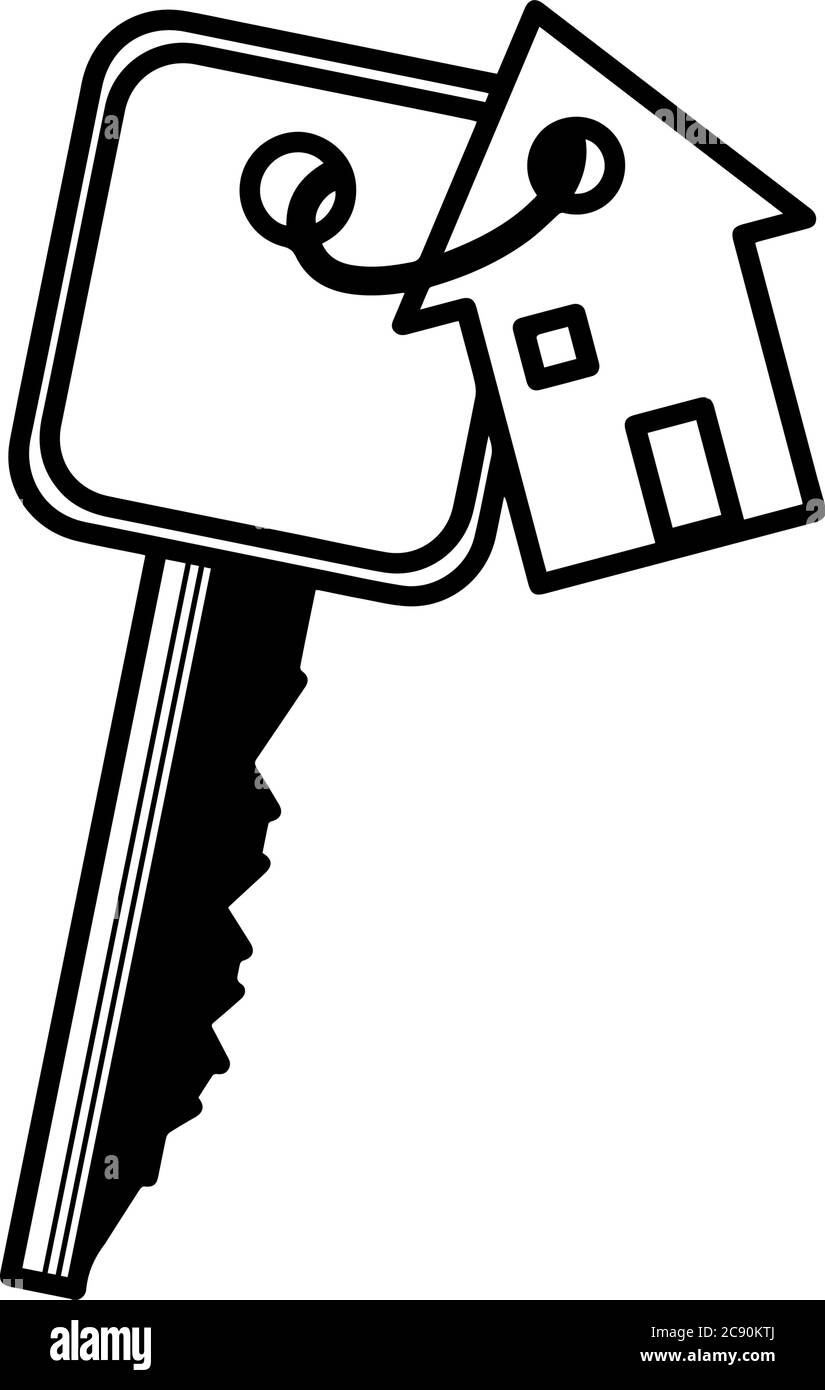 House key icon. House icon - Vector illustration Stock Vector Image ...