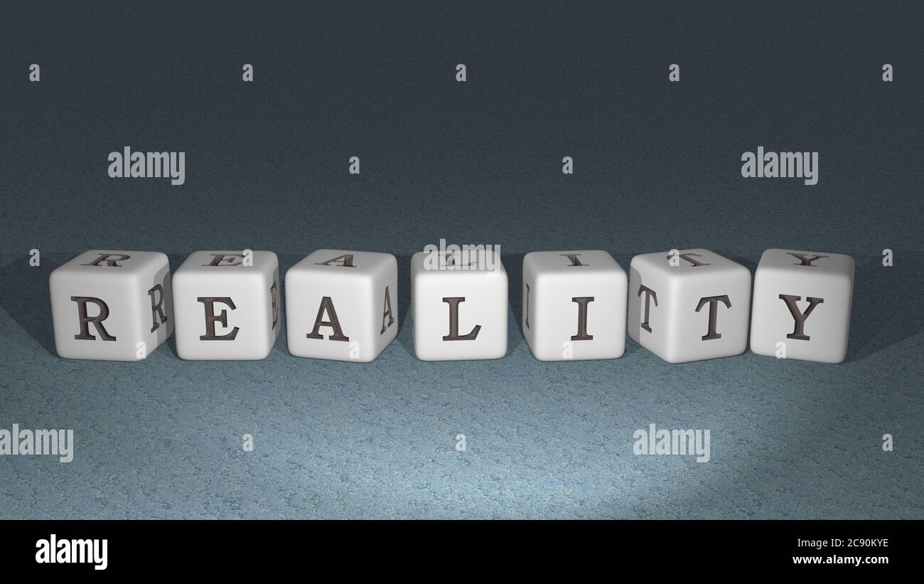 Reality built by dice letters and color crossing for the related ...
