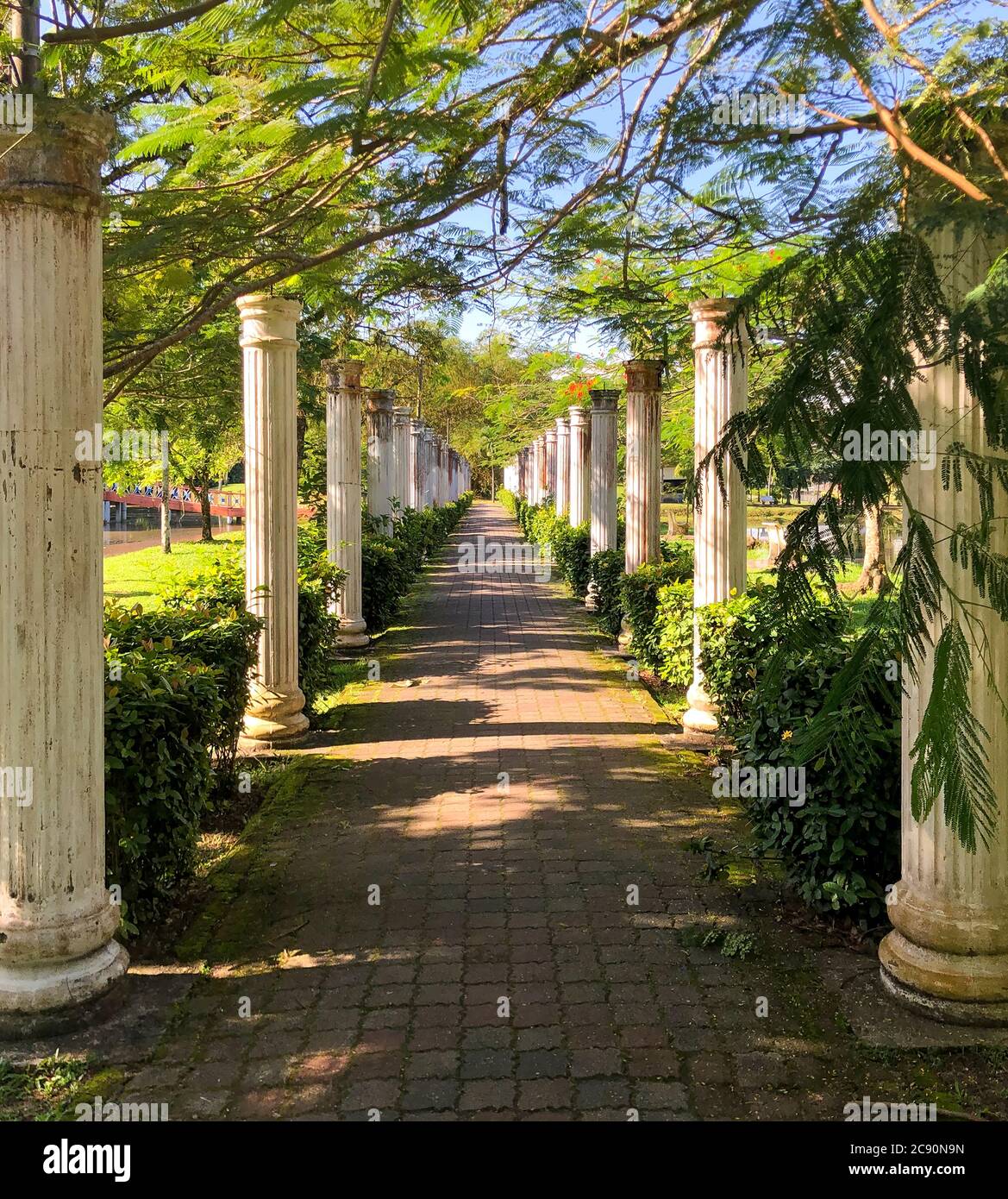 White Stone Columns High Resolution Stock Photography and Images - Alamy