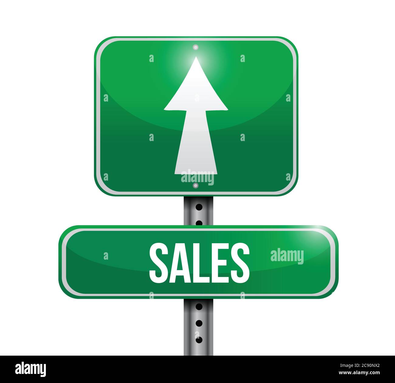Sales road sign illustrations design over a white background Stock ...