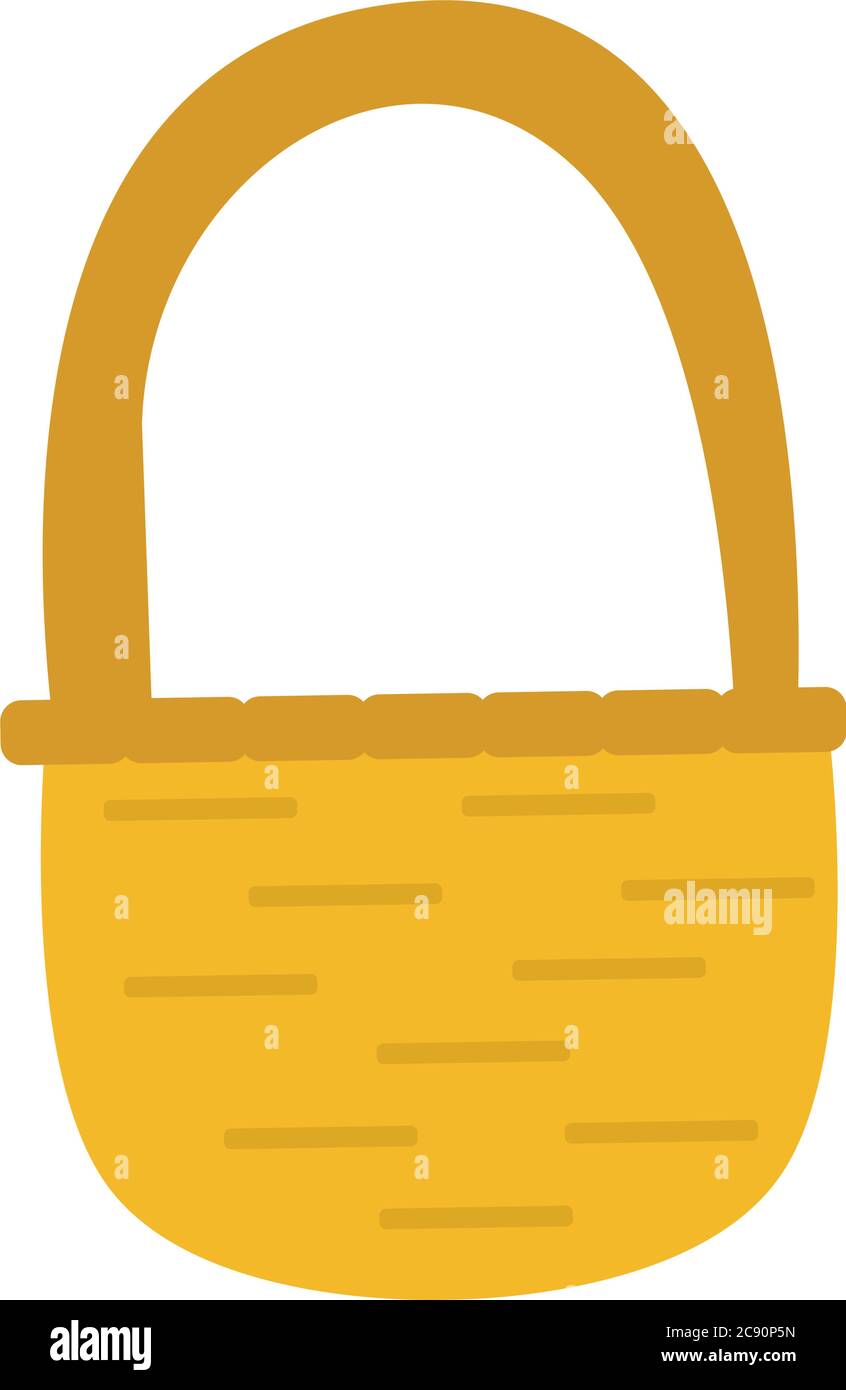 Shopping basket icon. Empty market basket icon - Vector Stock Vector ...