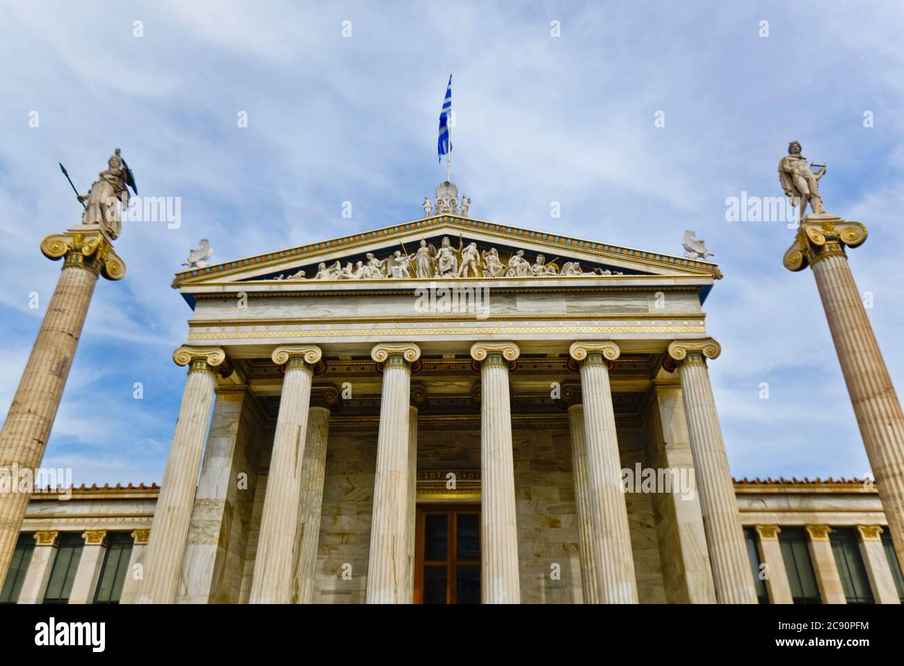 Academy of Athens, Greece Stock Photo - Alamy