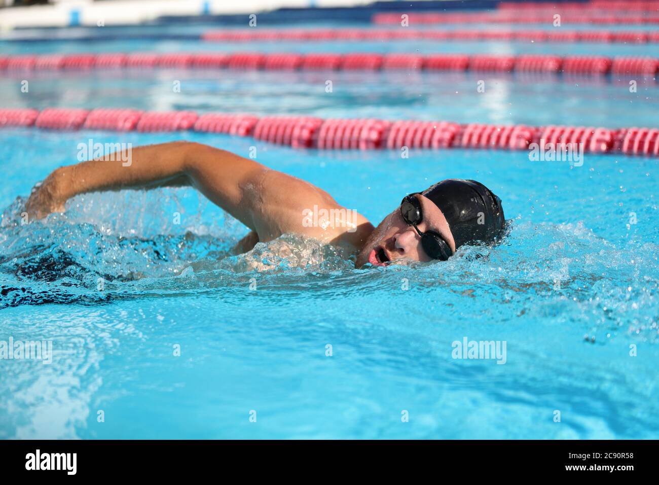Olympic swim stadium hi-res stock photography and images - Alamy