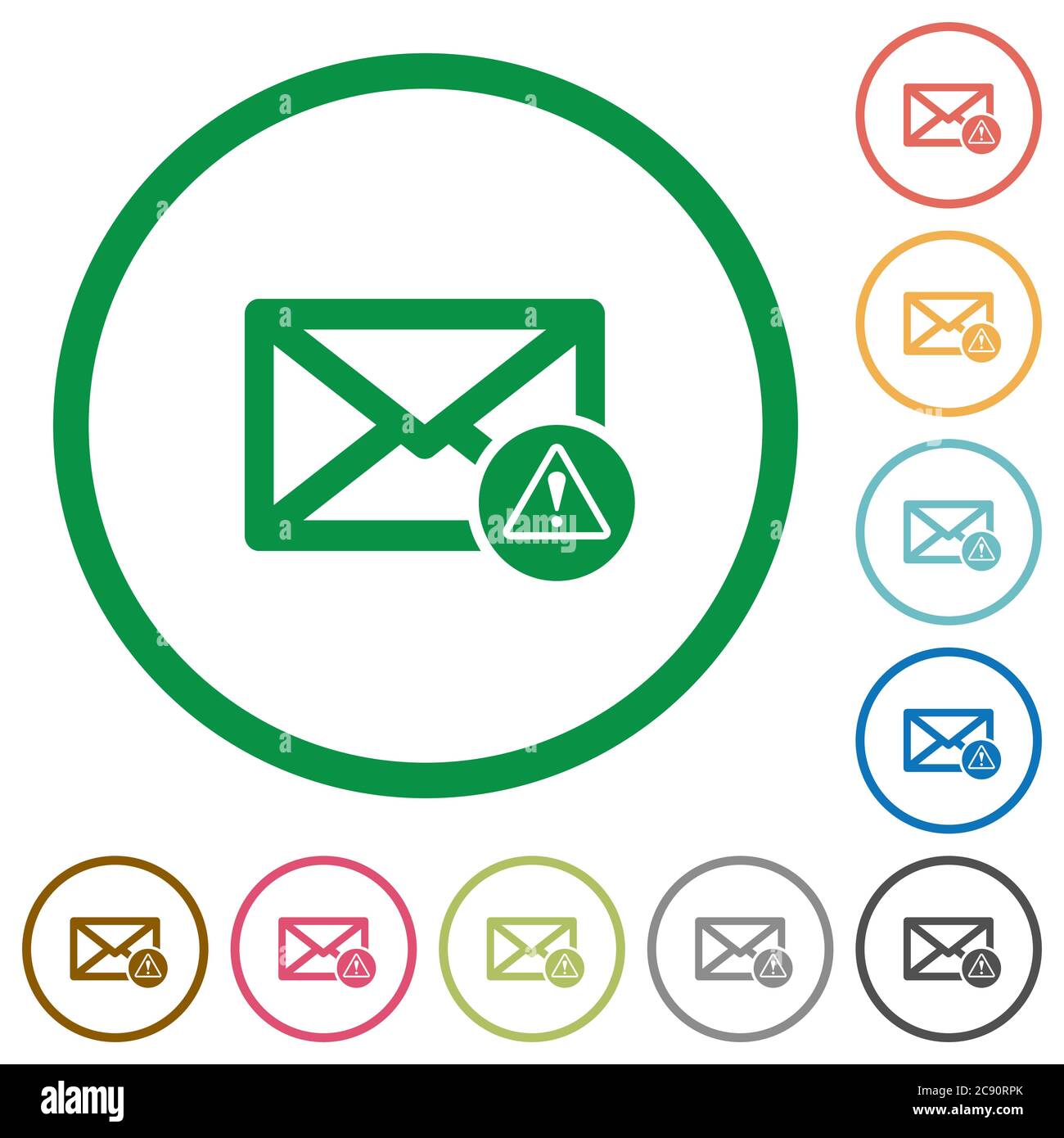 Warning message frames Stock Vector Images - Alamy