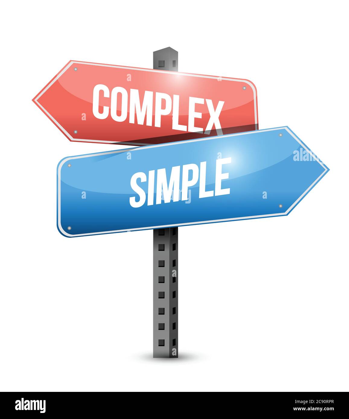 Complex, simple sign illustration design over a white background Stock ...