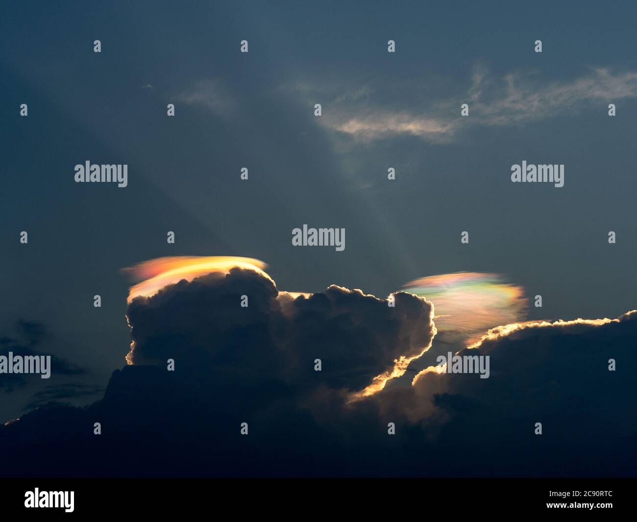 Fire rainbow clouds hi-res stock photography and images - Alamy