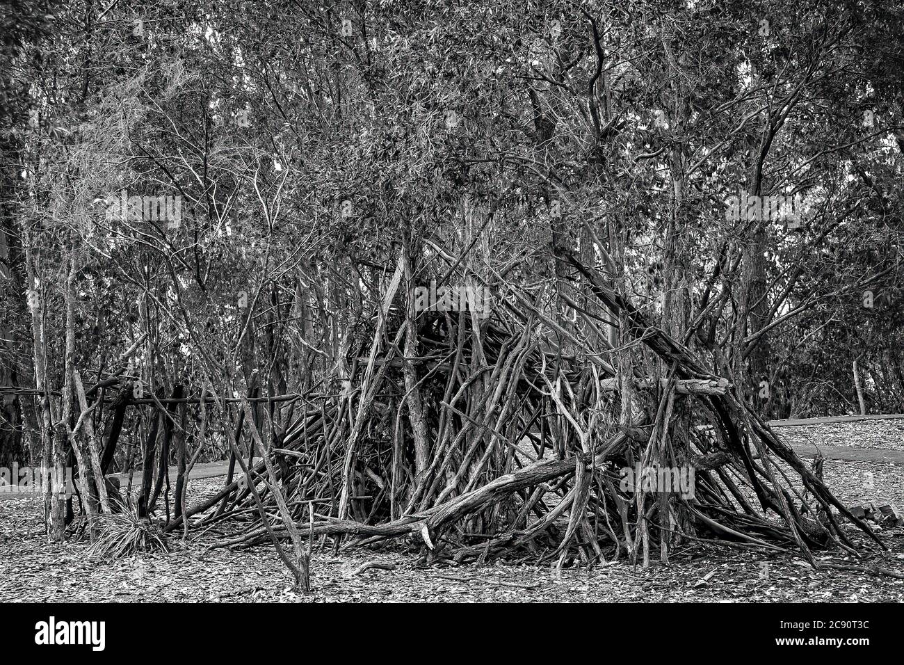 Structure of a tipi hi-res stock photography and images - Alamy