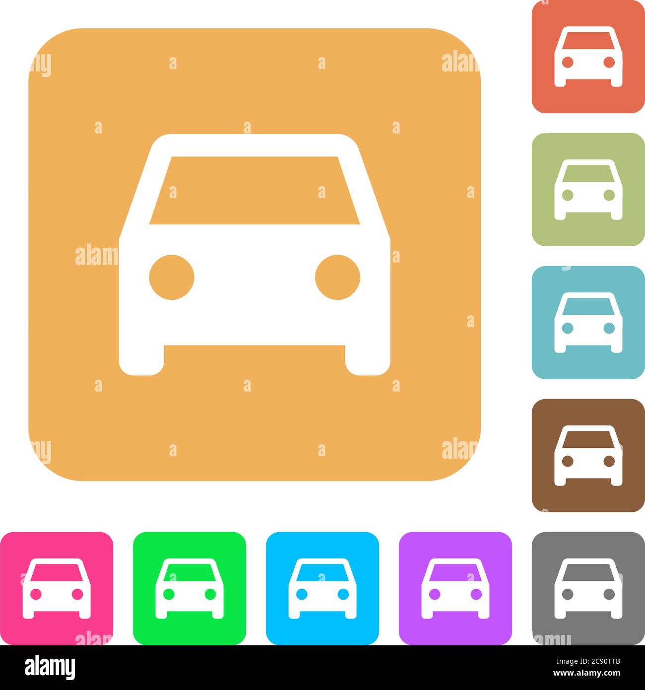 Vivid colors car Stock Vector Images - Alamy