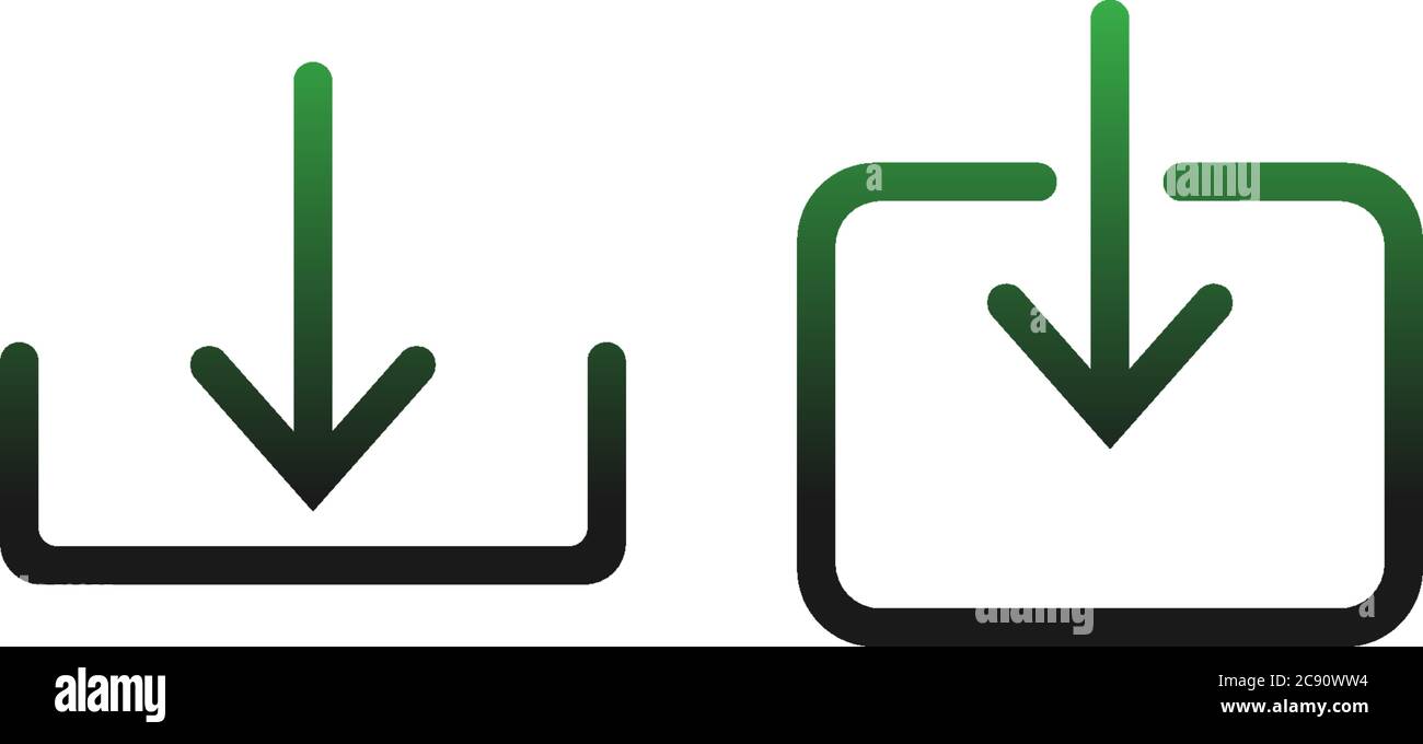 Download icon logo vector illustration Stock Vector Image & Art - Alamy