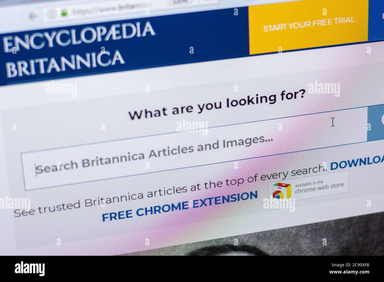 Britannica screen hi-res stock photography and images - Alamy