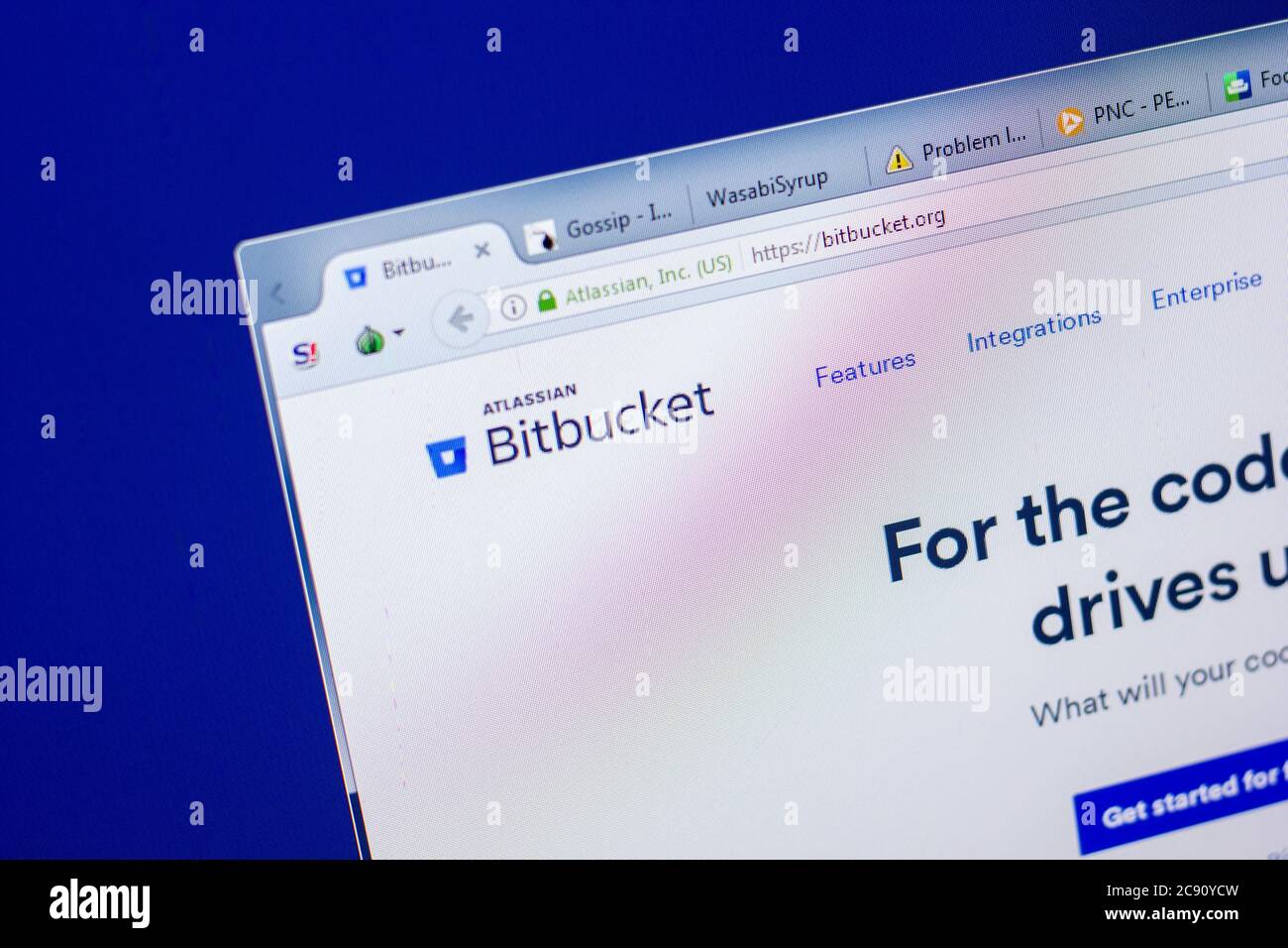 Bitbucket logo hi-res stock photography and images - Alamy