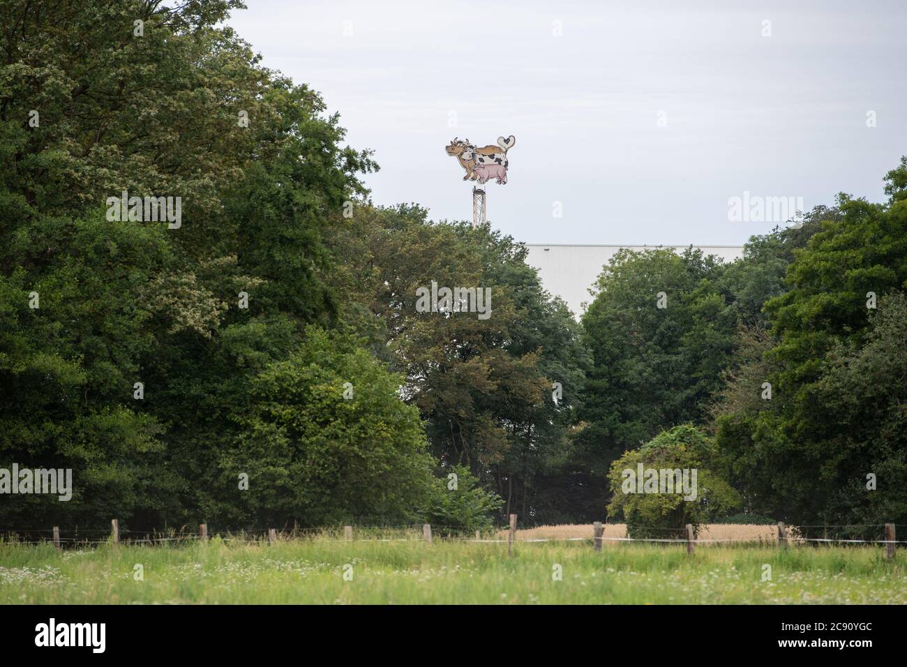 Head office of the Toennies group in Rheda-Wiedenbrueck on July 27 ...