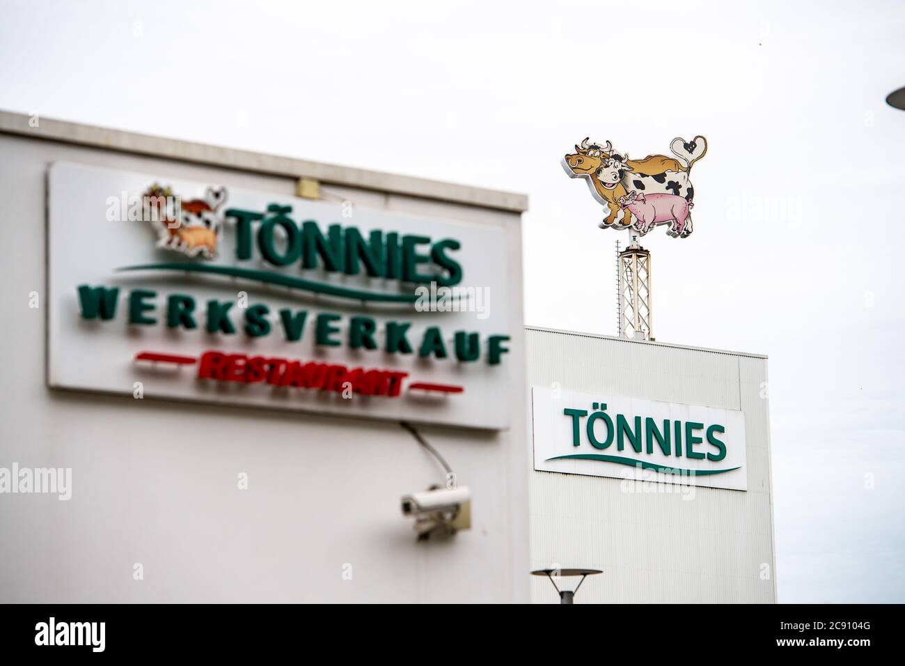 Factory outlet and restaurant at the headquarters of the Toennies group ...