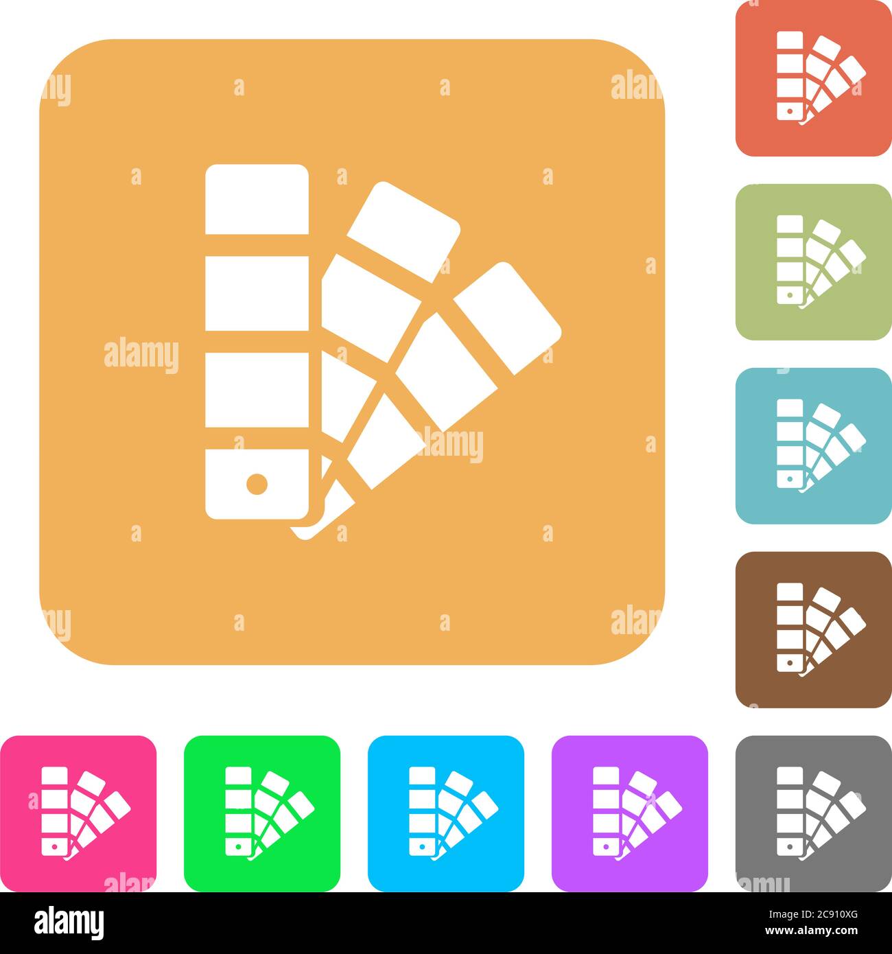 Square color palette guide spectrum hi-res stock photography and images ...