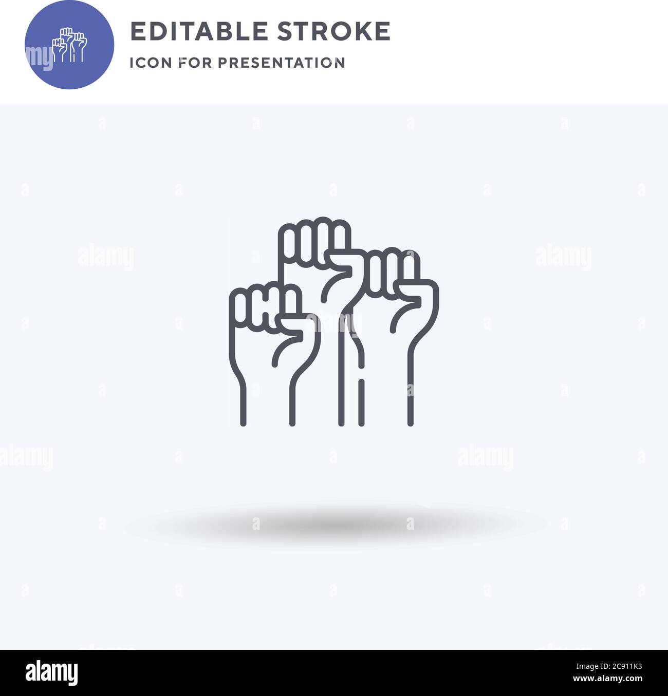 Fighting icon vector, filled flat sign, solid pictogram isolated on ...