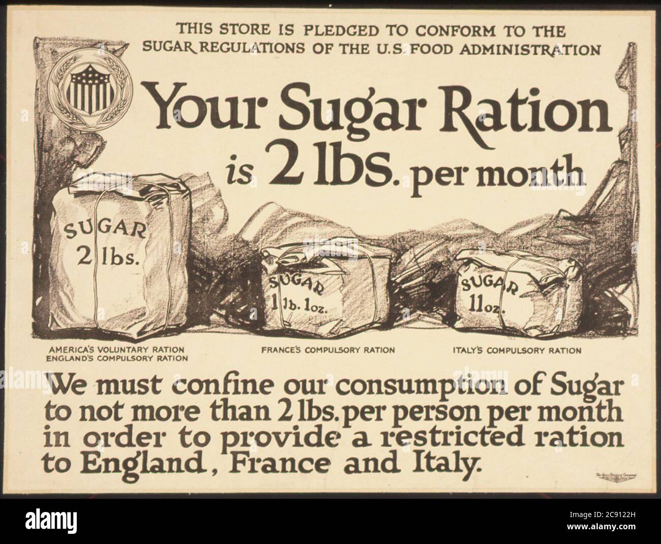 Sugar card ration hi-res stock photography and images - Alamy
