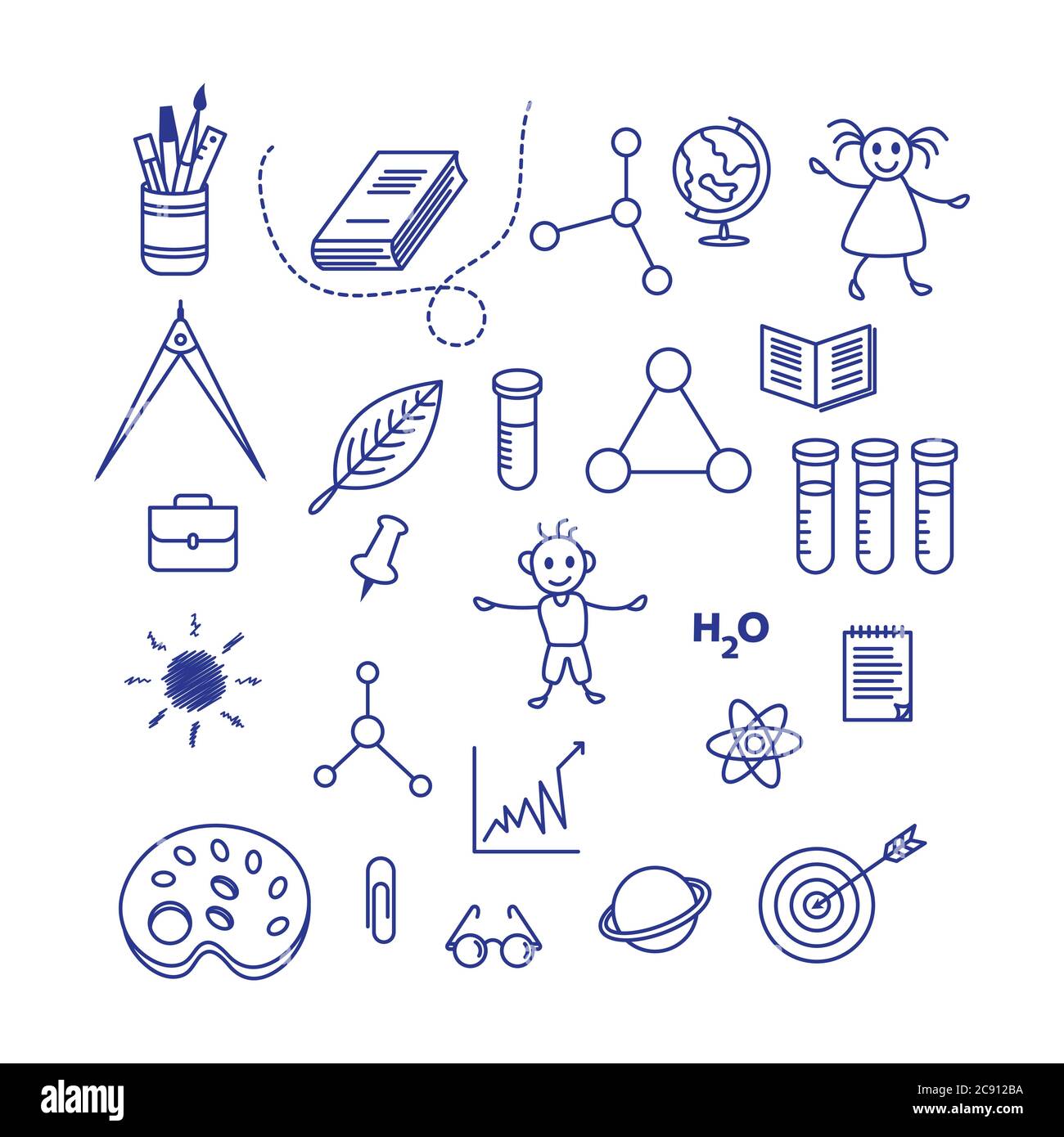 Back to school element icon vector illustration design Stock Vector ...