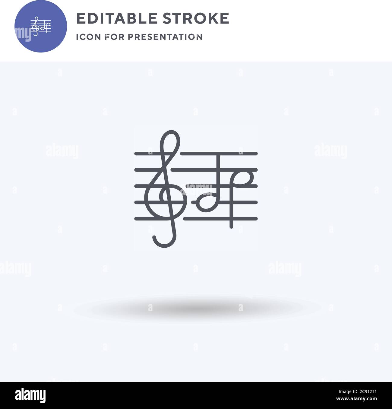 Stave icon vector, filled flat sign, solid pictogram isolated on white ...