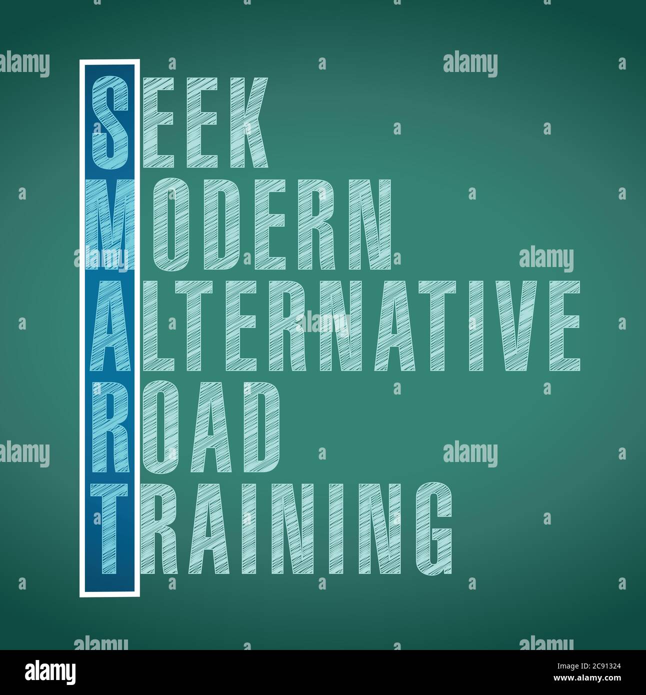 Smart word selection illustration design over a chalkboard Stock Vector ...