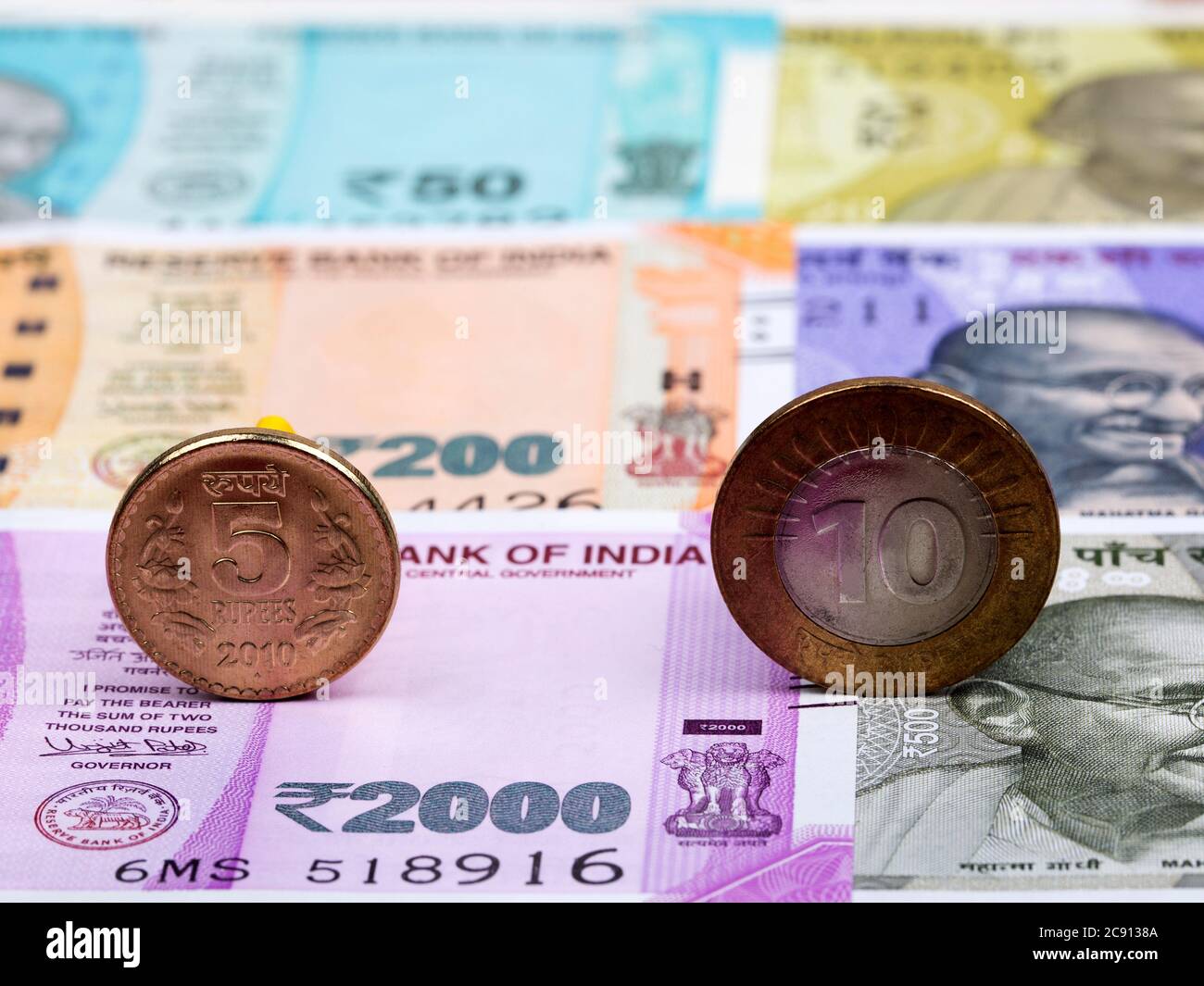 Indian coins hi-res stock photography and images - Alamy