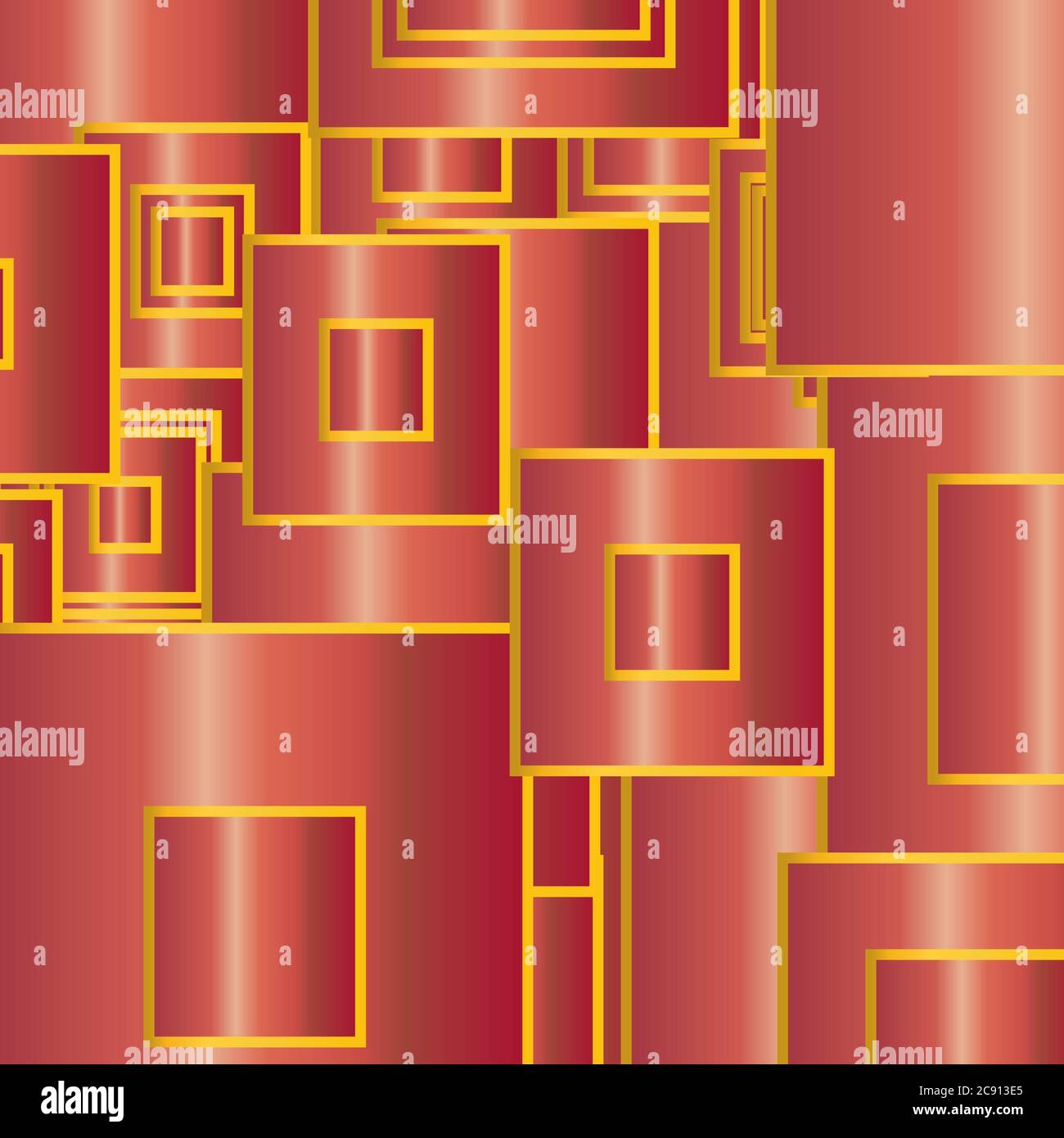 abstract background with red squares Stock Photo - Alamy