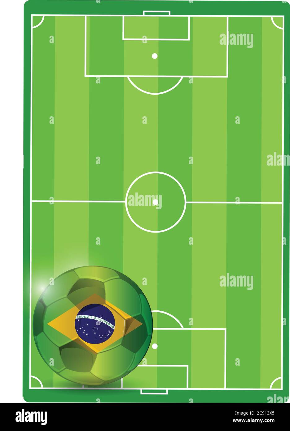 Soccer and brazil and aerial Stock Vector Images - Alamy