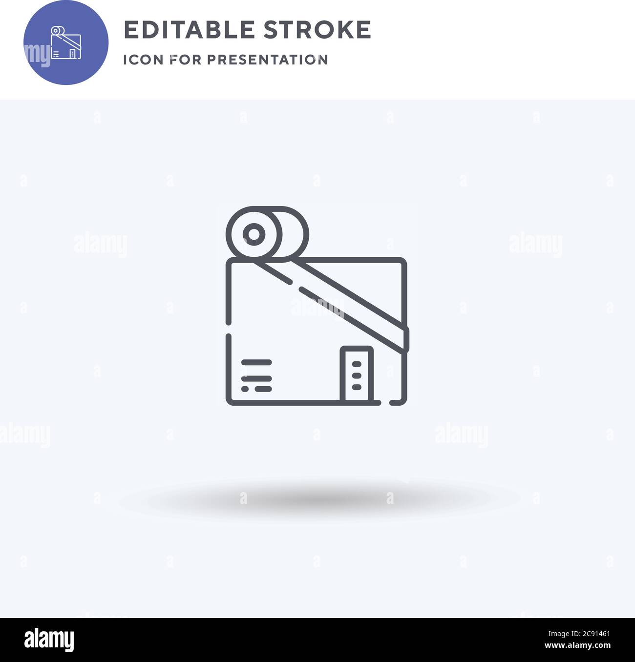 Packing icon vector, filled flat sign, solid pictogram isolated on ...