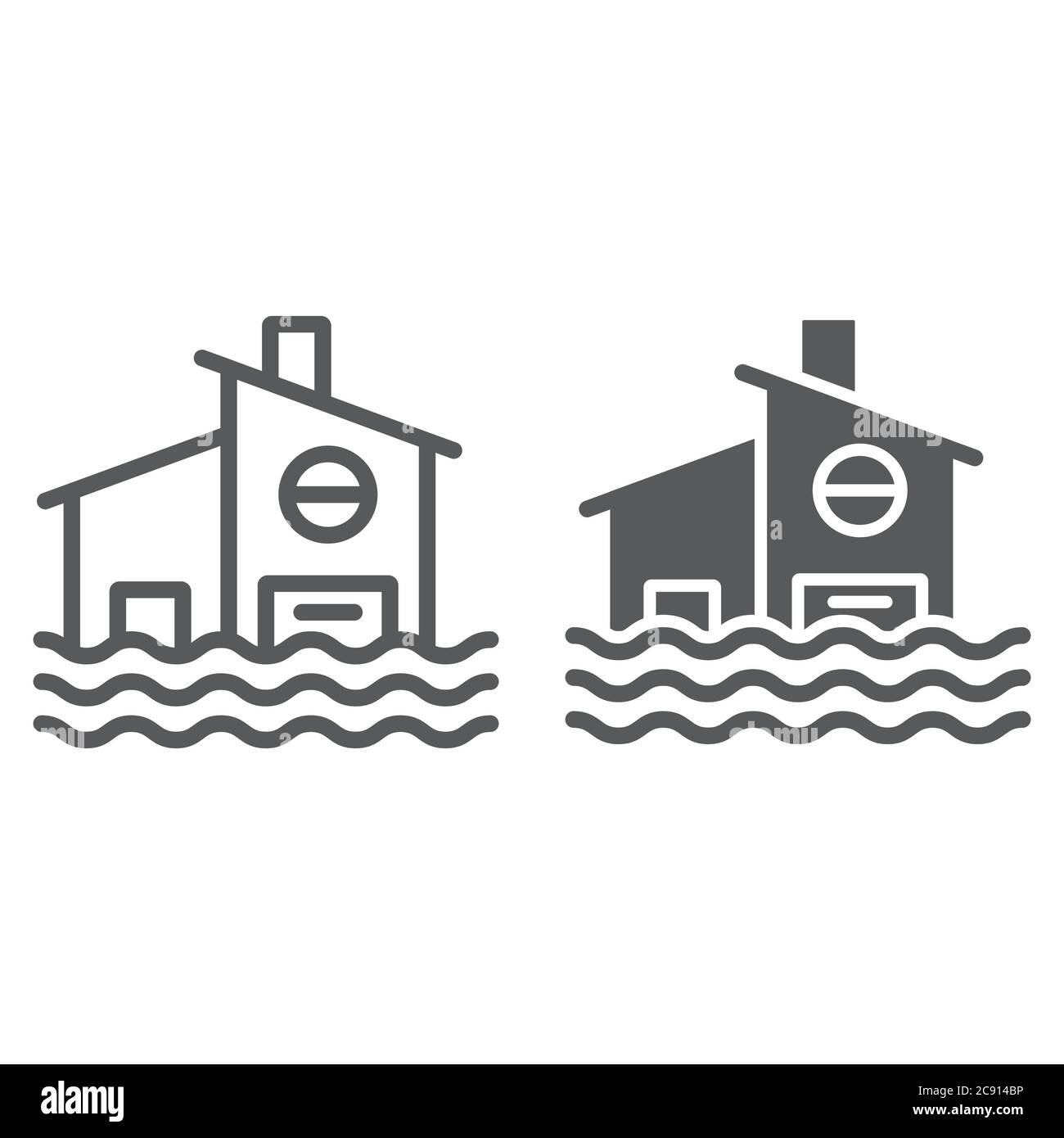 Flood Signs Icon