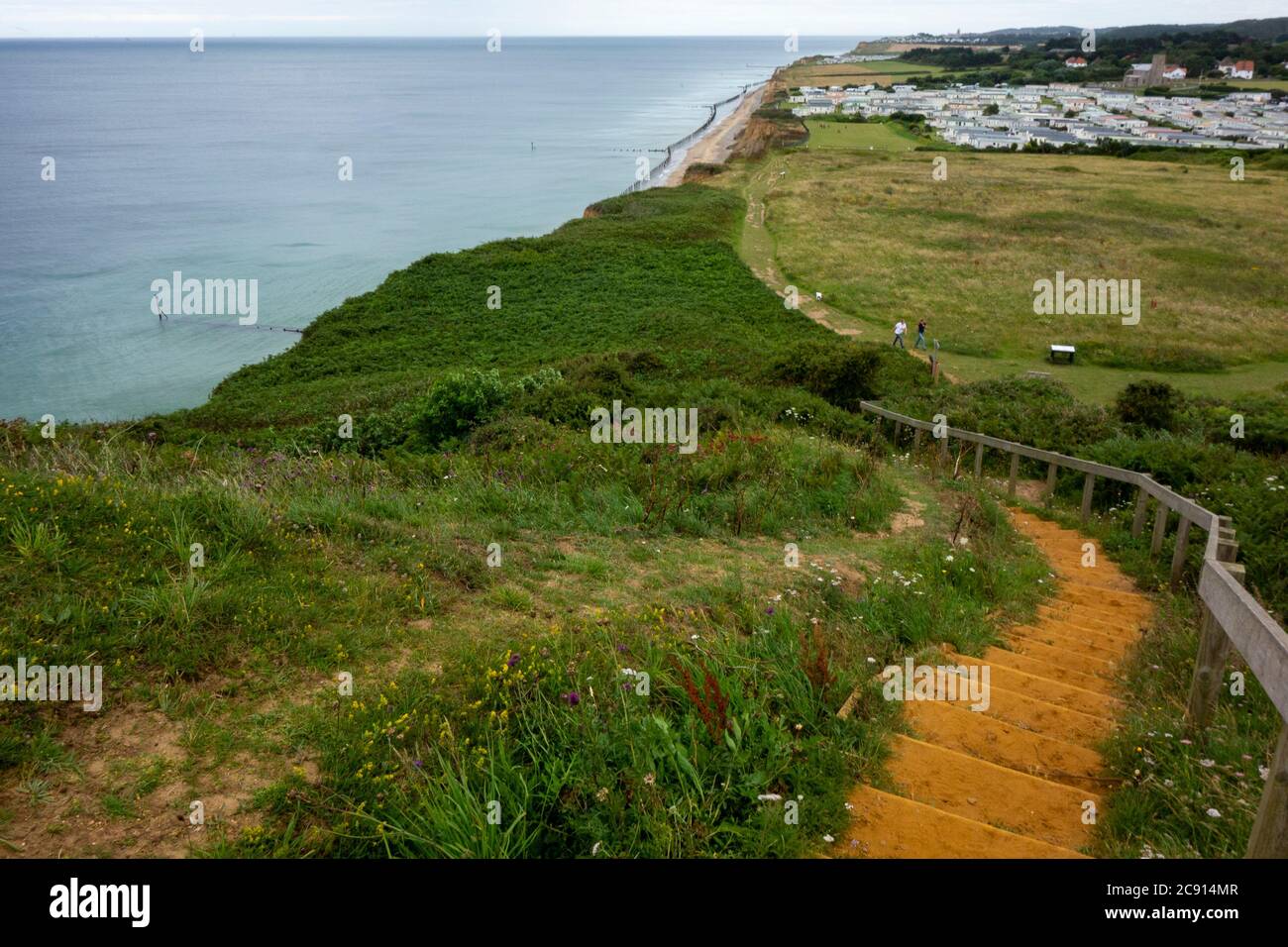 Coast path Beeston bump Stock Photo - Alamy