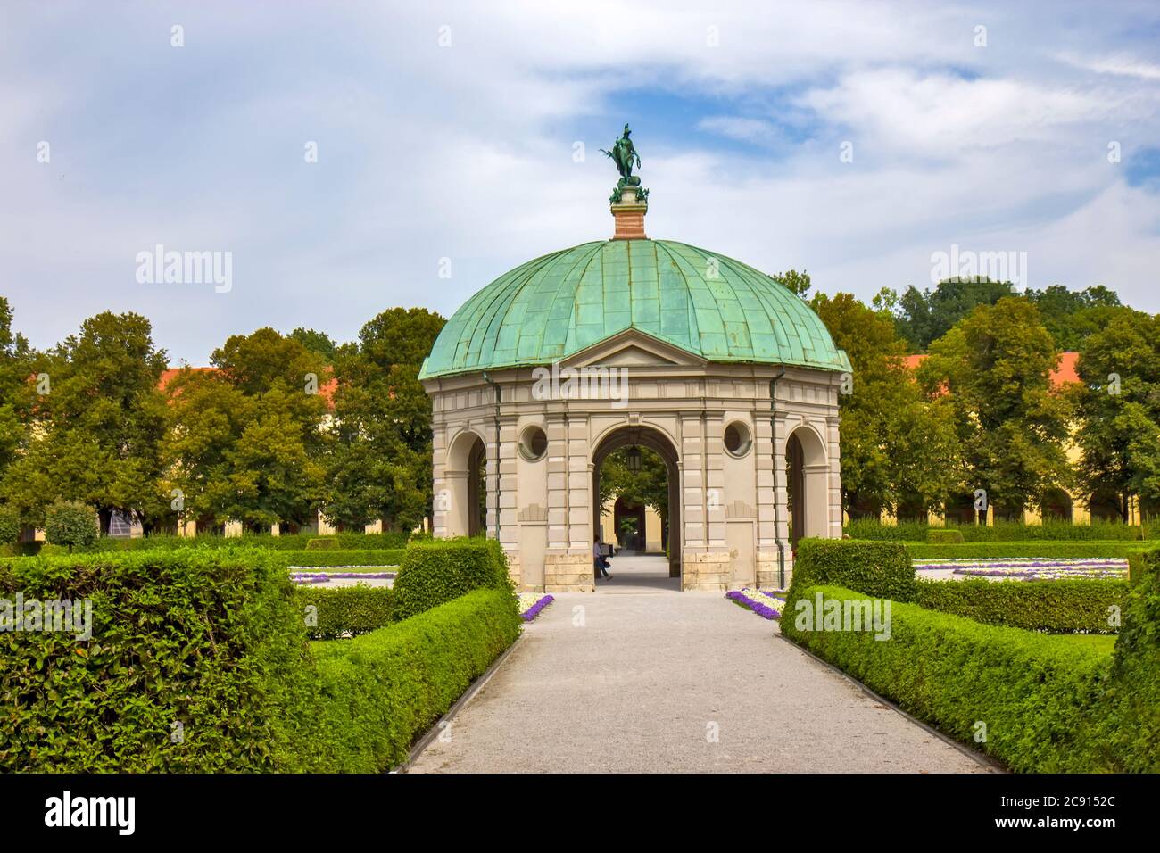 Famous park - Hofgarten in Munich, Germany Stock Photo - Alamy