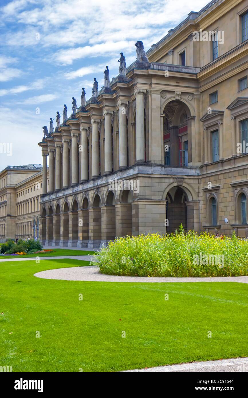 Famous building of residence in Munich, Germany Stock Photo - Alamy