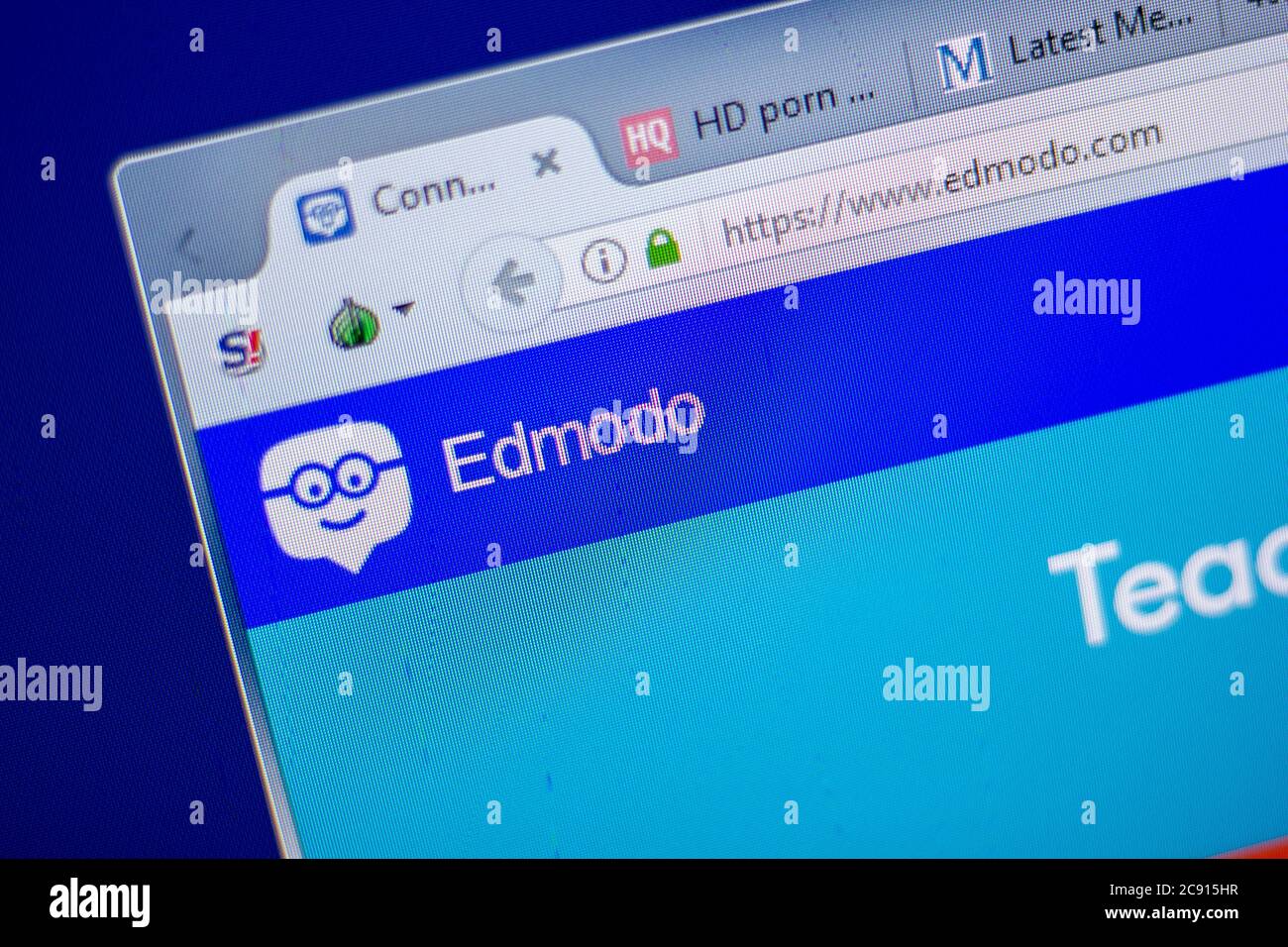 Ryazan, Russia - June 05, 2018: Homepage of Edmodo website on the ...