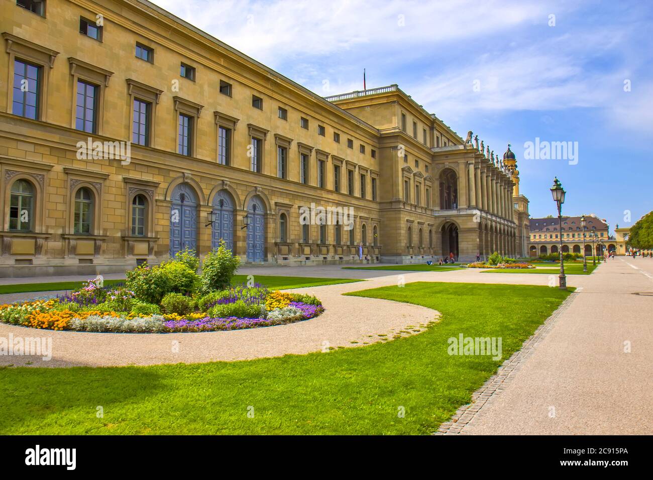 Famous building of residence in Munich, Germany Stock Photo - Alamy
