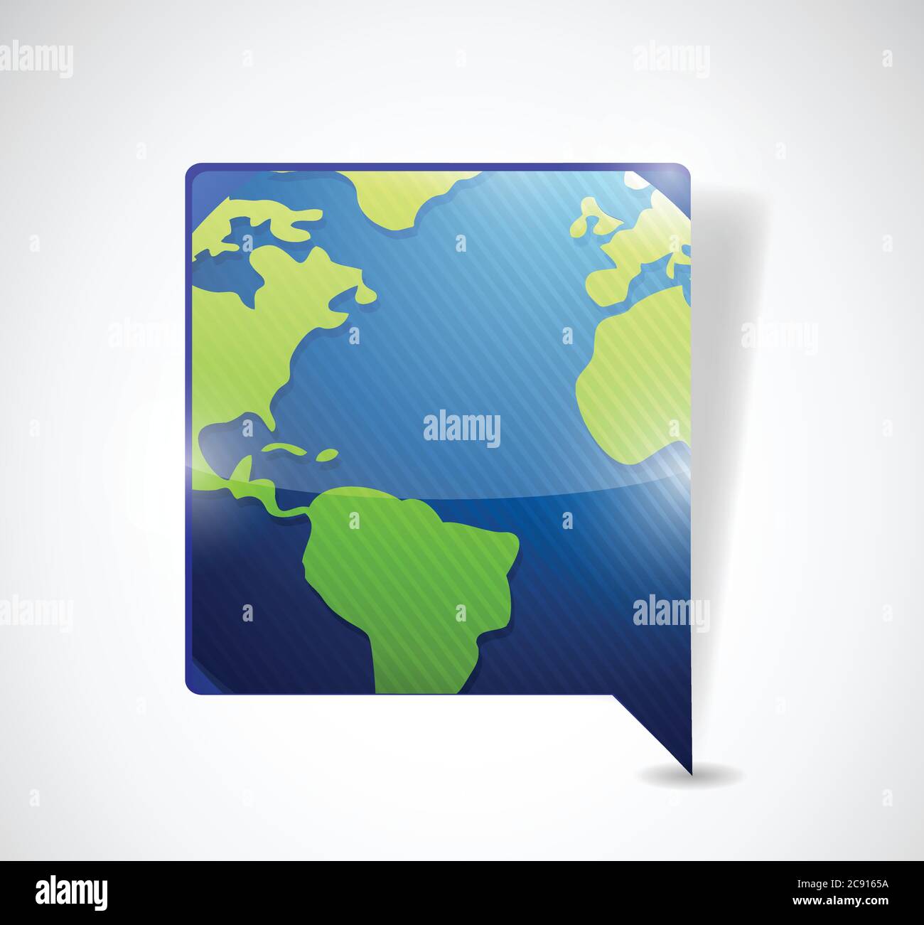 Laptop community speech bubble Stock Vector Images - Alamy