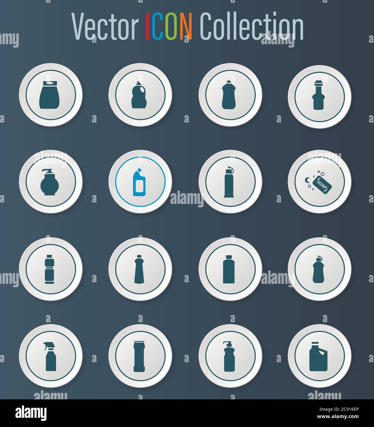 Household chemicals icons set Stock Vector Image & Art - Alamy