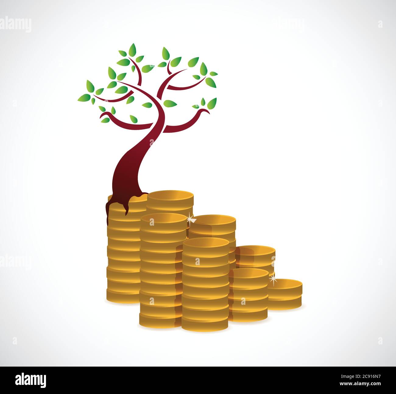 Penny pennies Stock Vector Images - Alamy