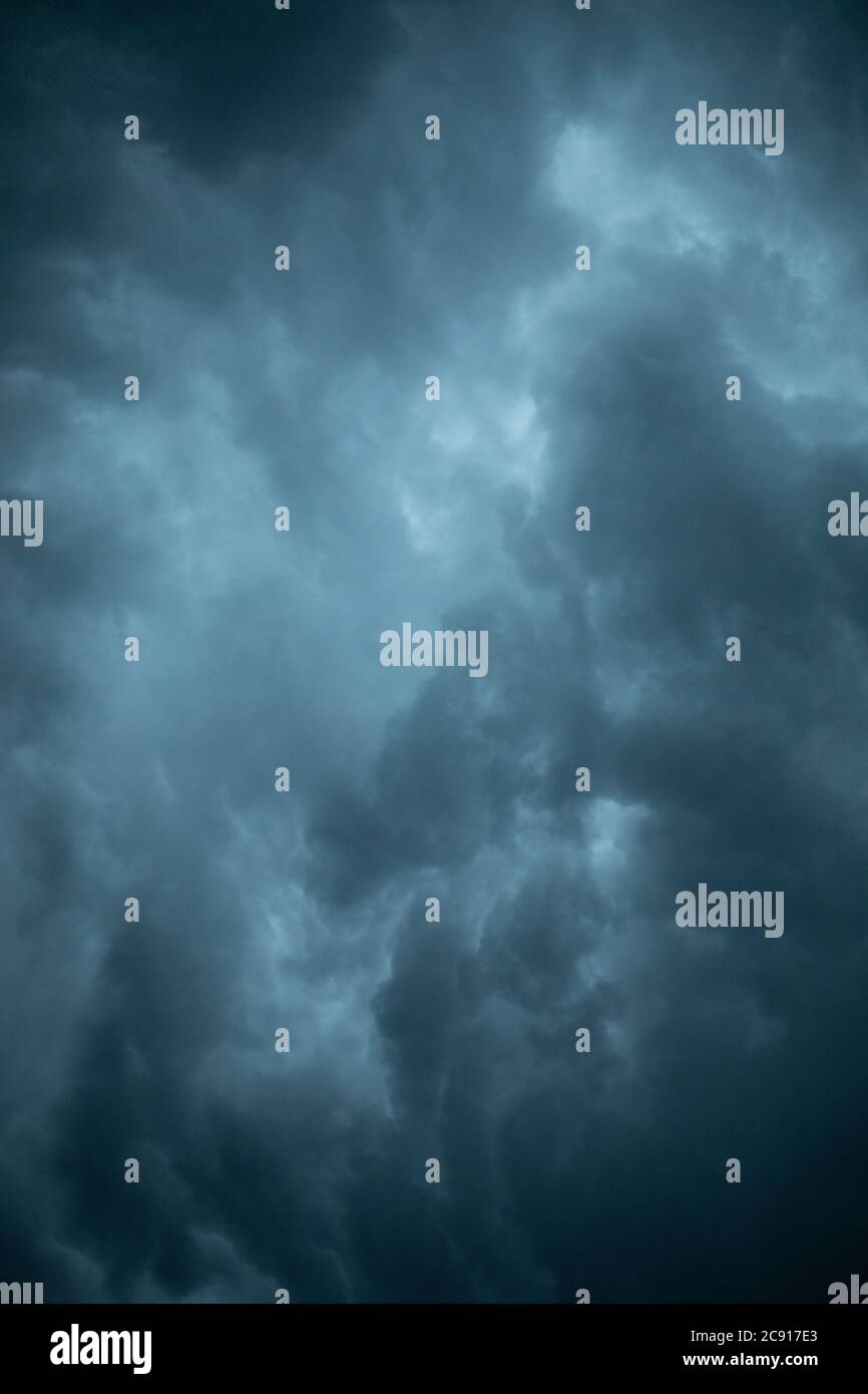 Dark and Dramatic Storm Clouds Area Background Stock Photo - Alamy