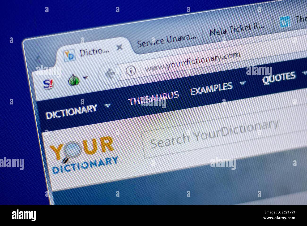 Ryazan, Russia - June 05, 2018: Homepage of YourDictionary website on ...