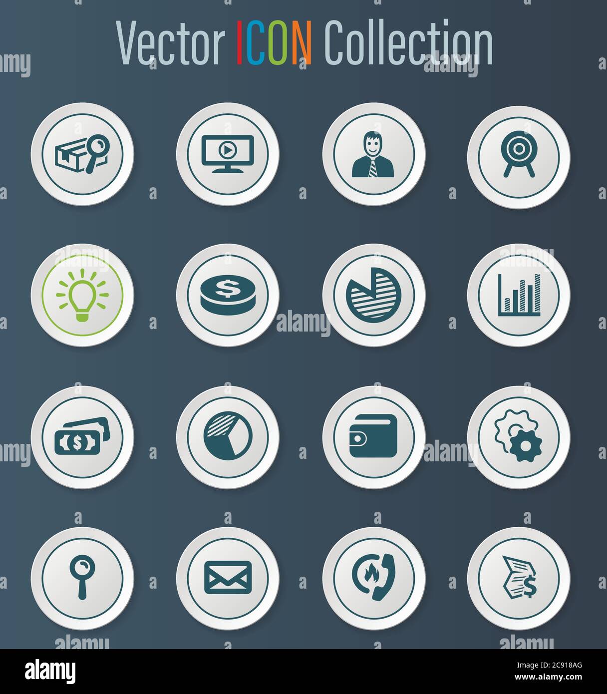 Marketing icons set Stock Vector Image & Art - Alamy