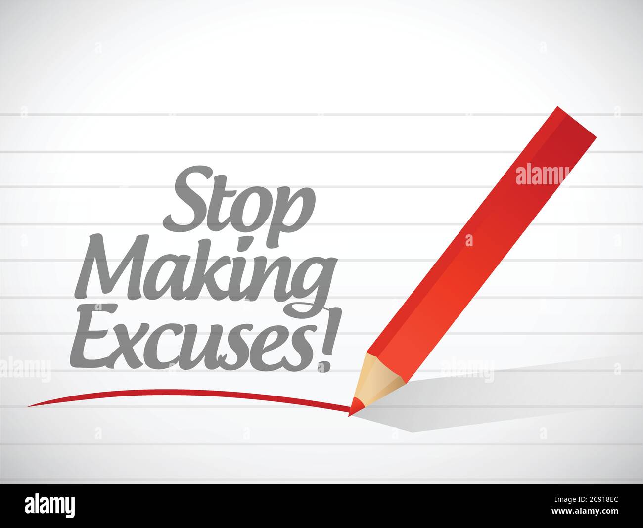 Stop making excuses Stock Vector Images - Alamy Stop making excuses Stock Vector Images - Alamy